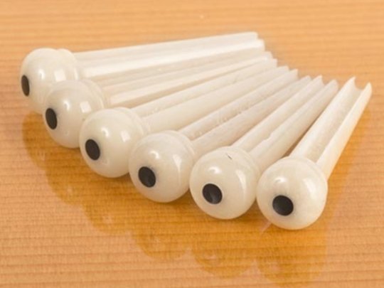 JP Guitars - Sales: 5 degree slotted bridge pins